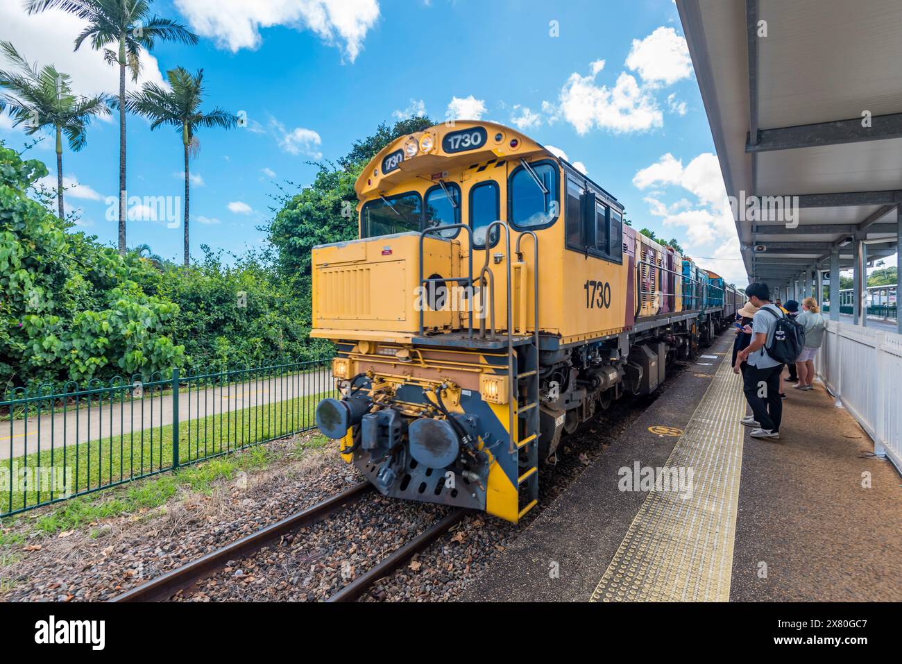 A 1720 Class 62.5 tonne diesel locomotive at Freshwater Railway Station ...