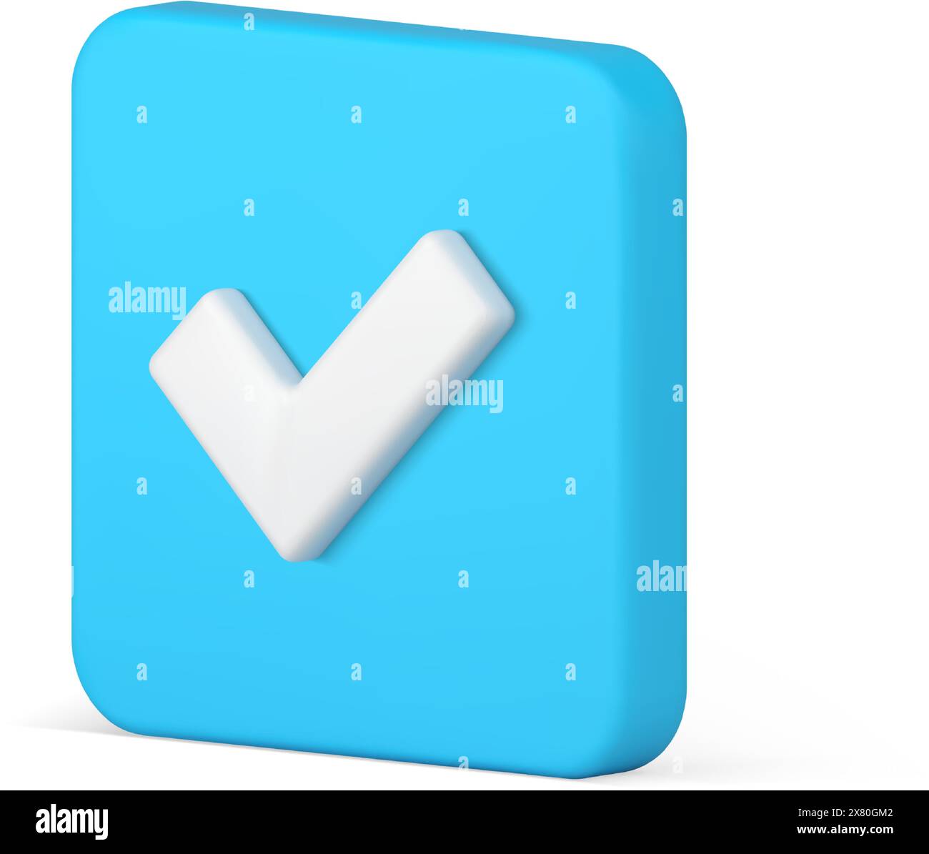 Isometric square acceptance confirmation checkbox right report success ...