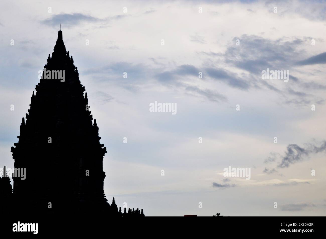 The beautiful view of Prambanan Temple. Prambana is hindu temple ...