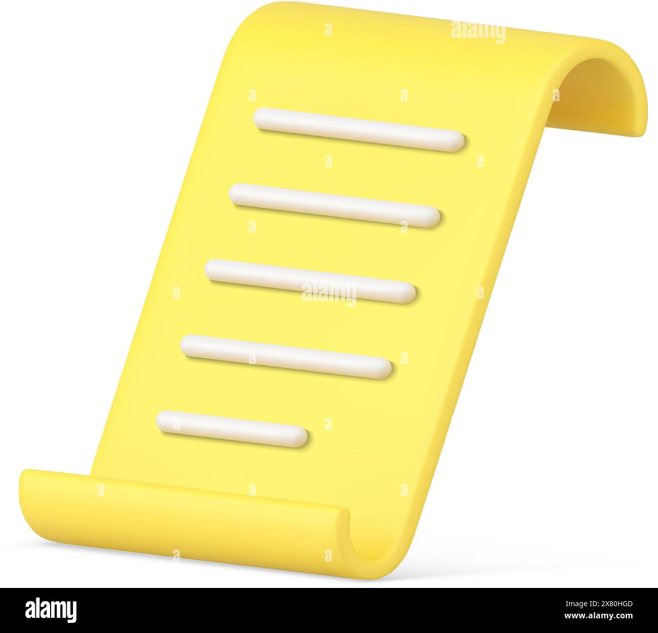 Yellow glossy diagonal placed curved shape form text legal ...