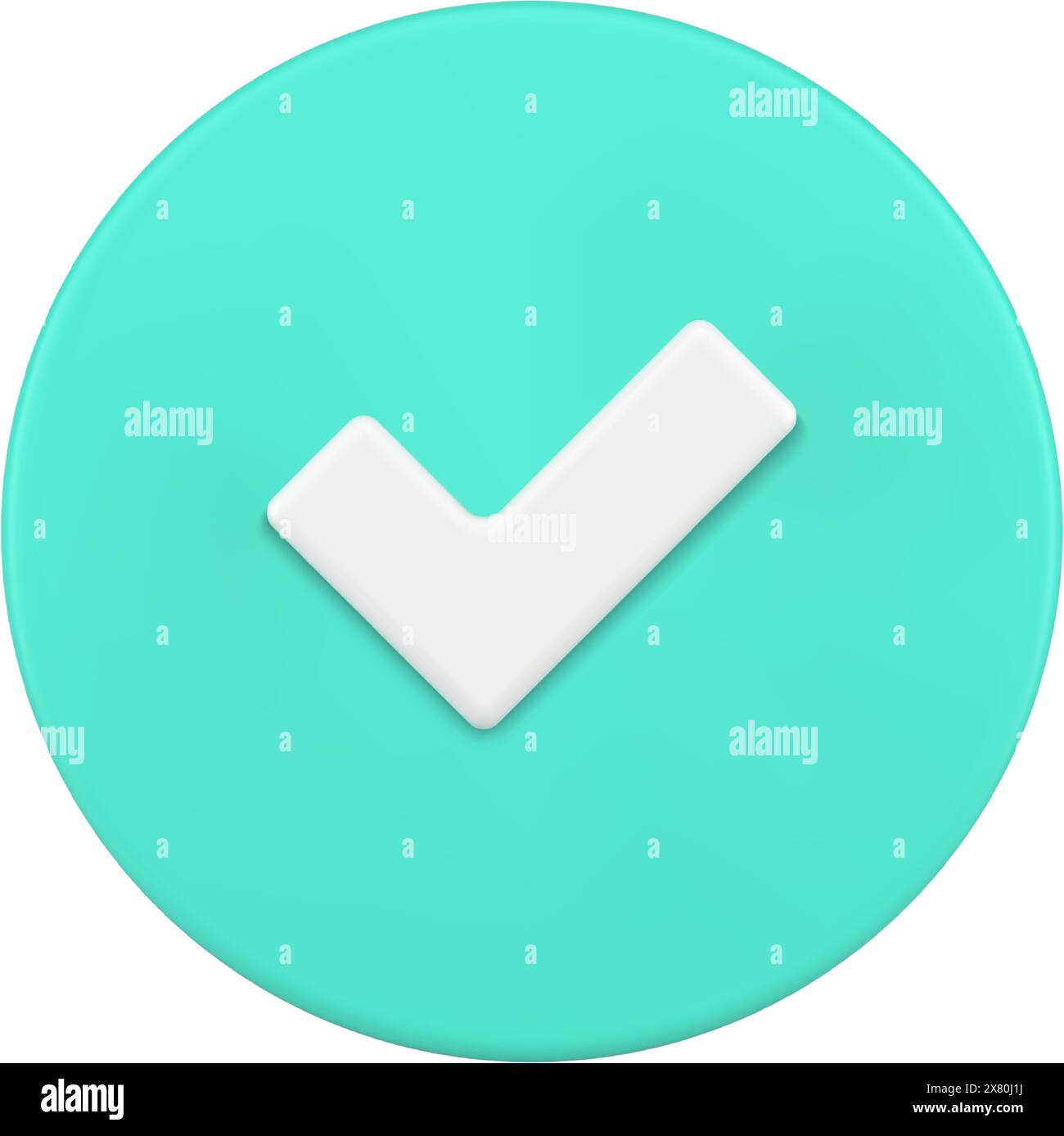 Green glossy rounded button agree complete to do task positive voting ...
