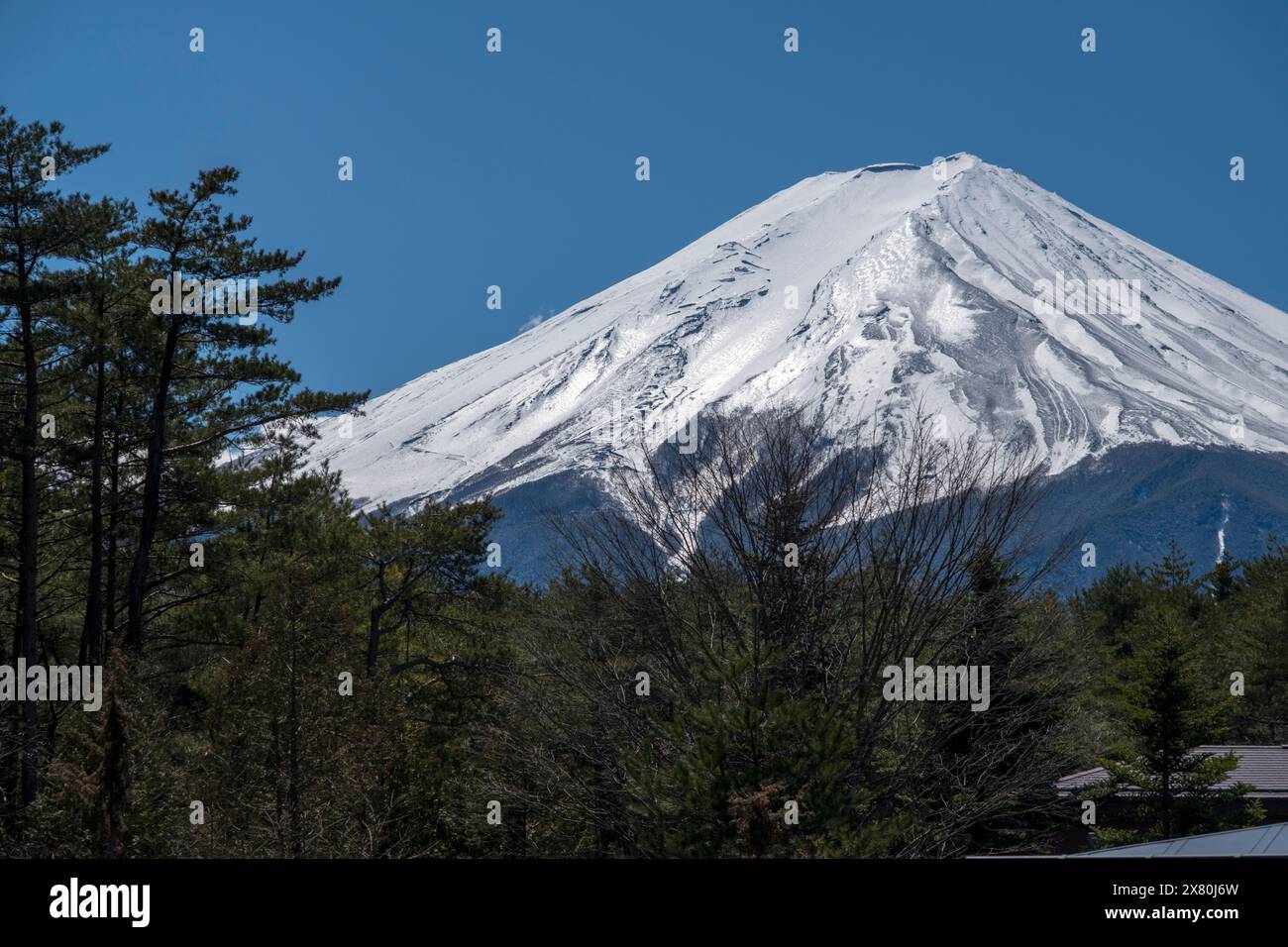 Mount Fuji, Japan, an active stratovolcano on the island on Honshu. It ...