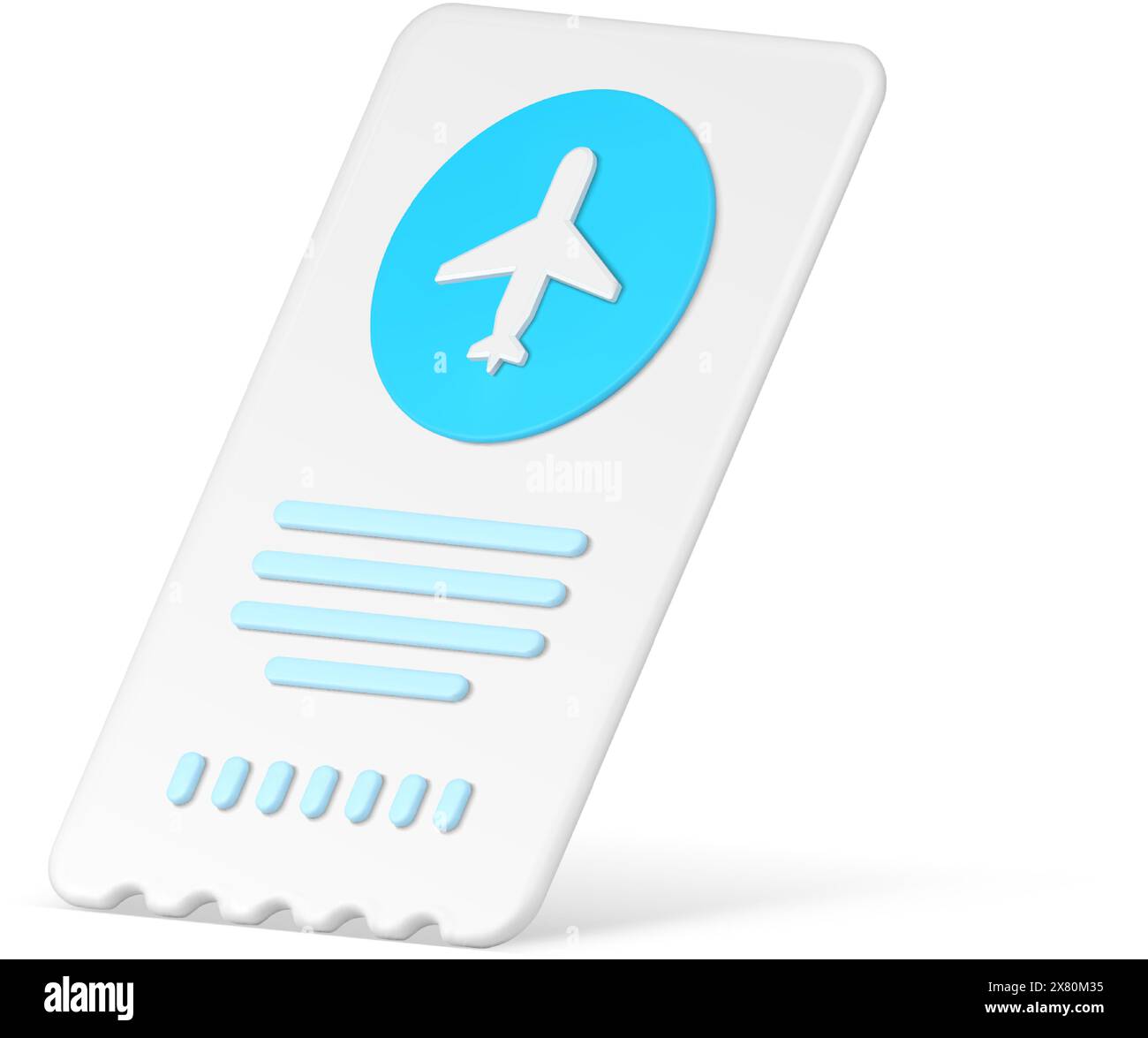 Ragged aeroplane paper ticket air travel journey transportation access ...