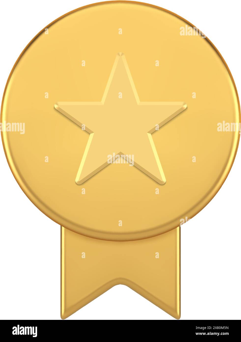 3d golden medal stamp hi-res stock photography and images - Alamy