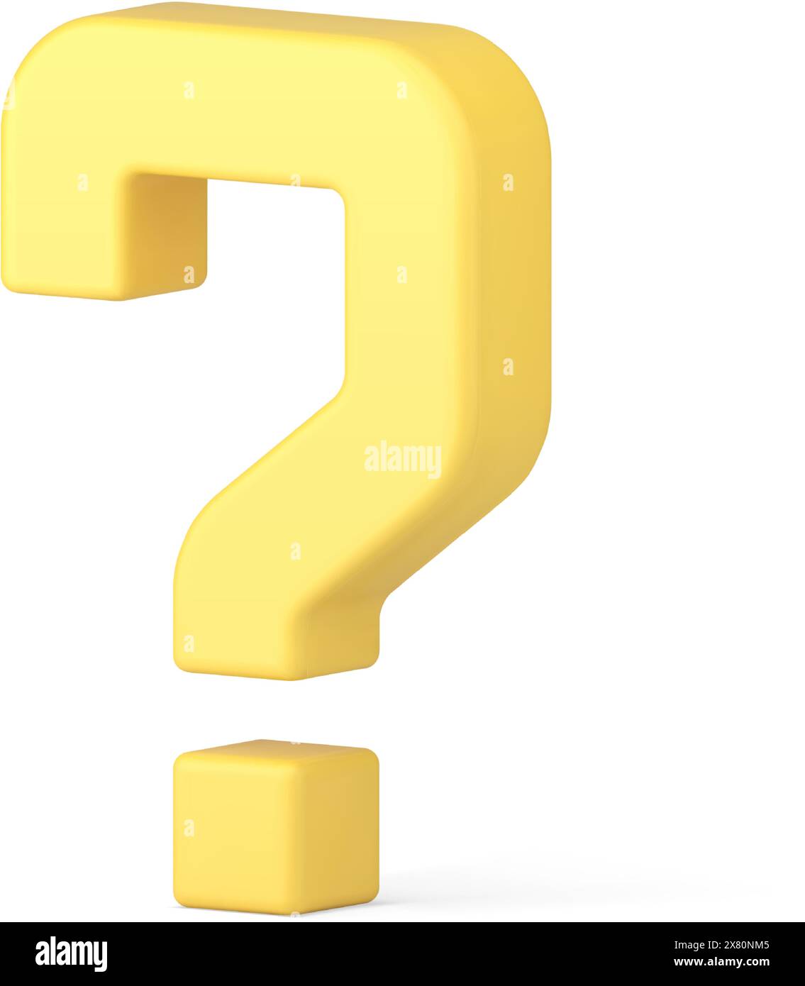 Support help question mark yellow attention point isometric quiz ...