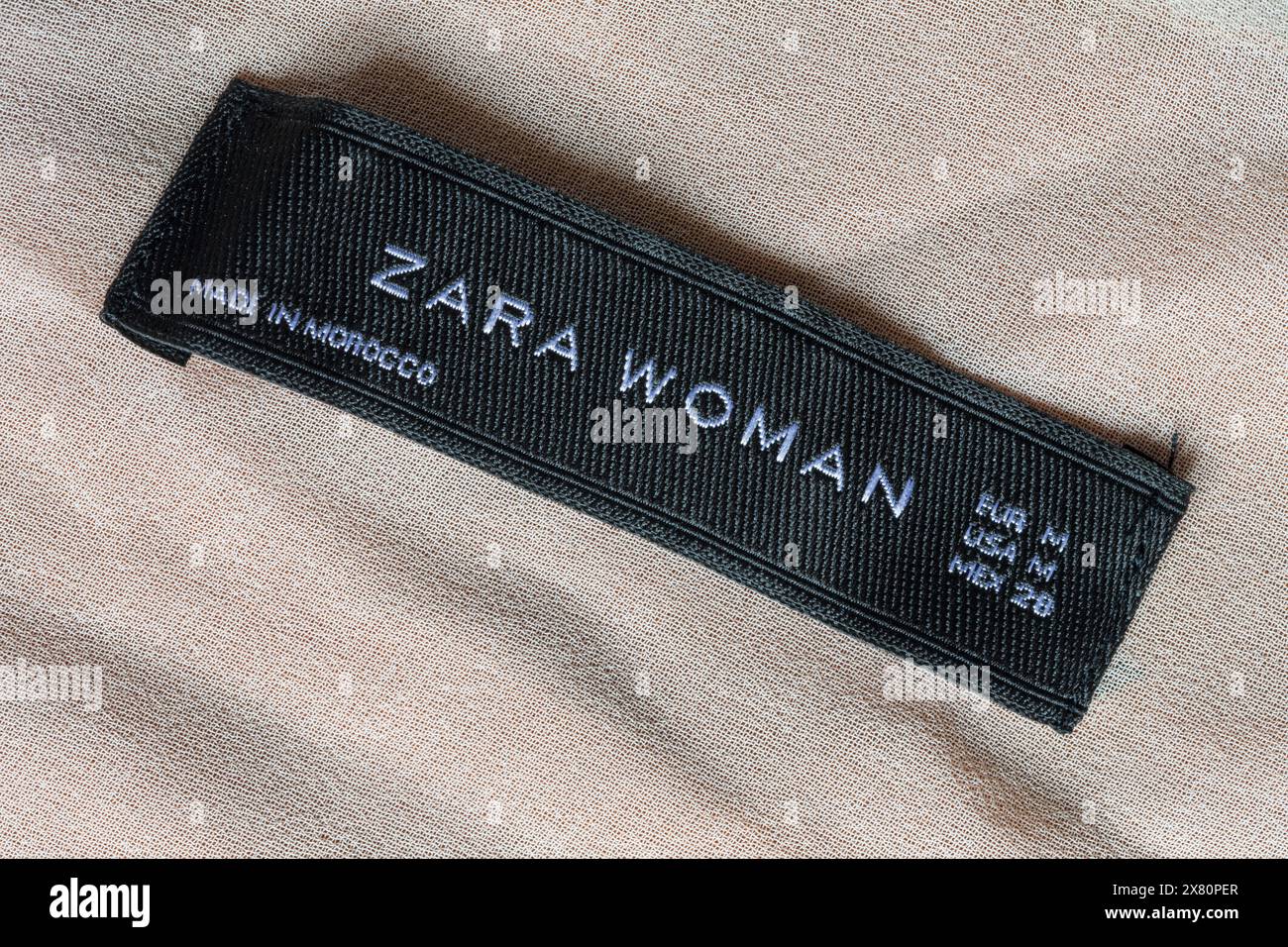 Zara woman label in womans top hi-res stock photography and images - Alamy