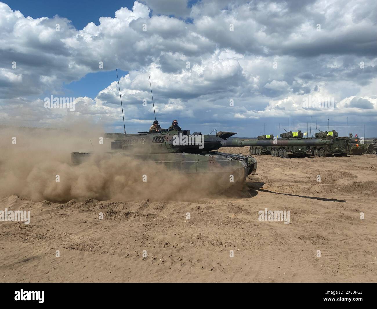 Pabrade, Lithuania. 22nd May, 2024. Federal Minister of Defense ...