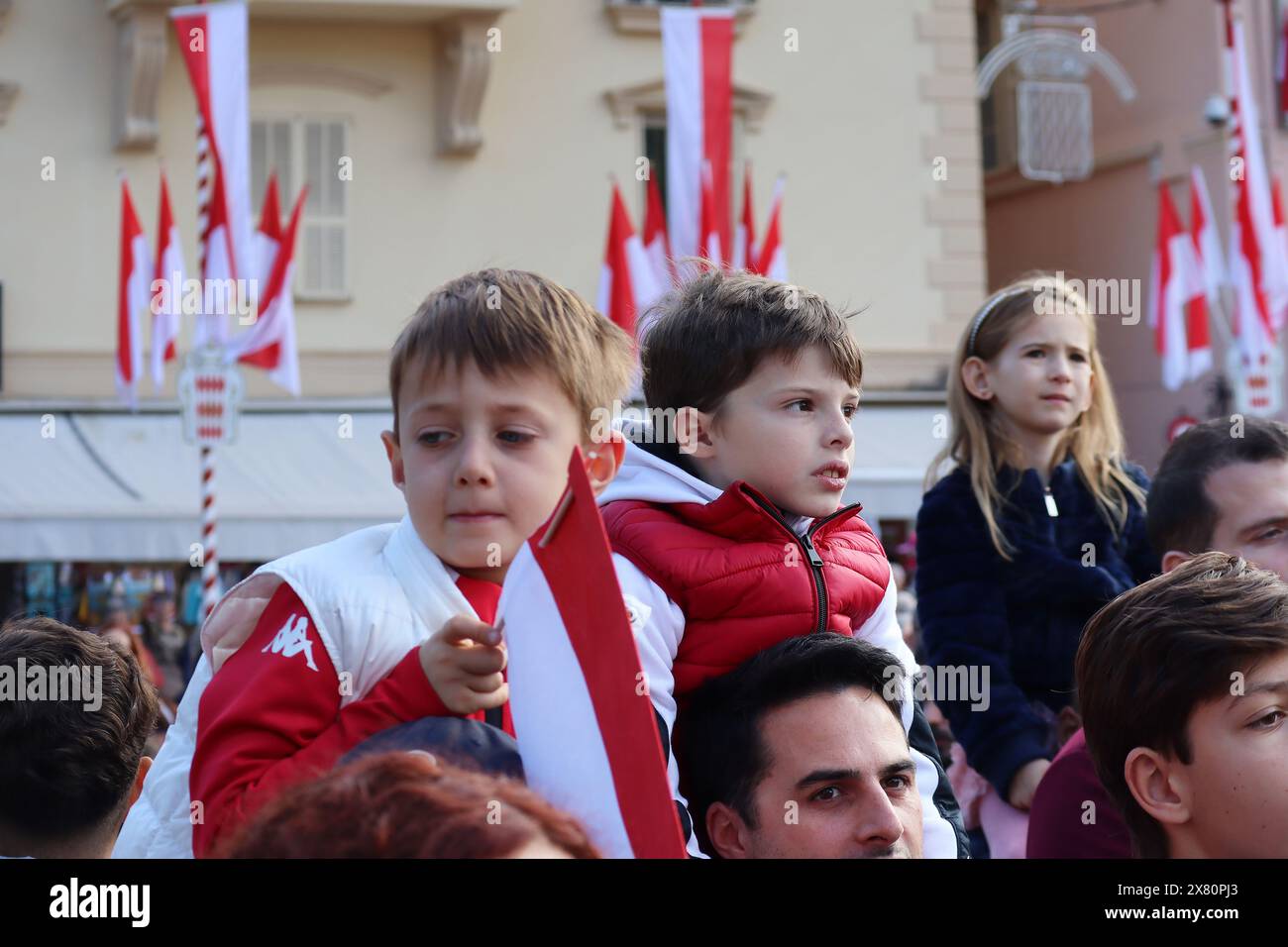 Monaco, Monaco - 11.19.2022: Children of Monaco at the National Day ...
