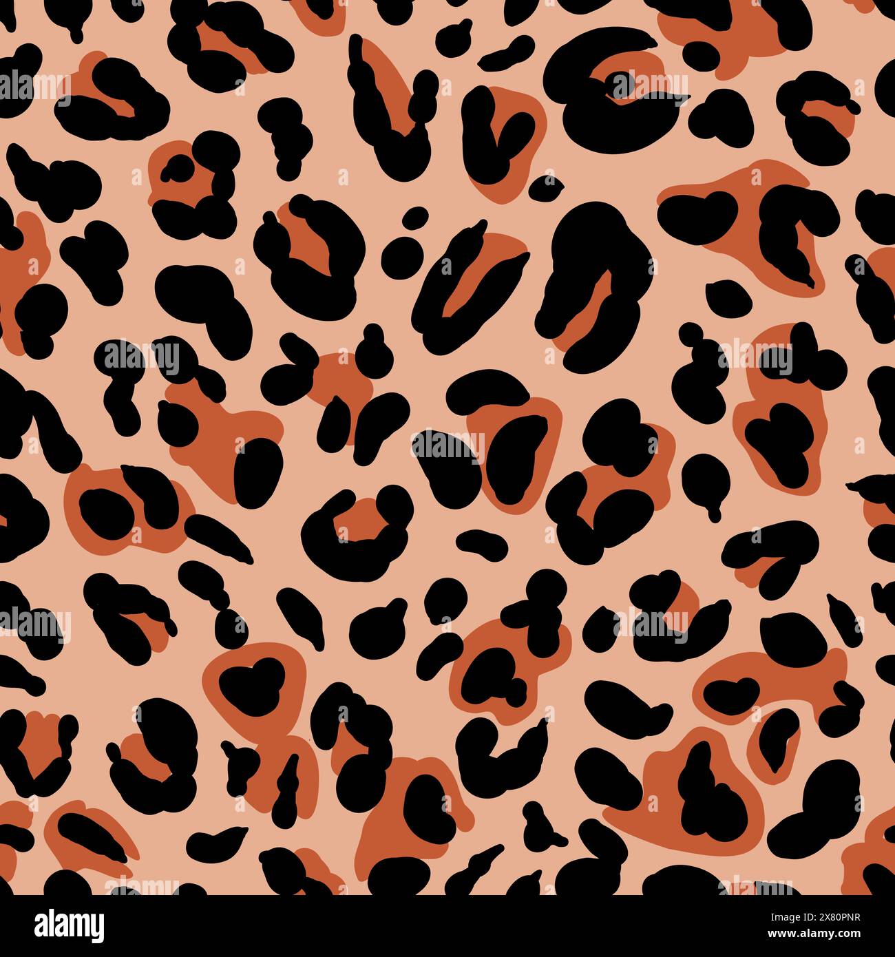 Cheetah marks seamless vector pattern design Stock Vector Image & Art ...