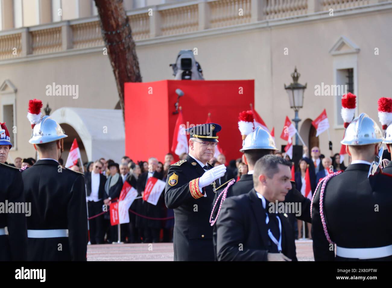 Monaco, Monaco - 11.19.2022: Prince of Monaco Albert II welcomes the ...