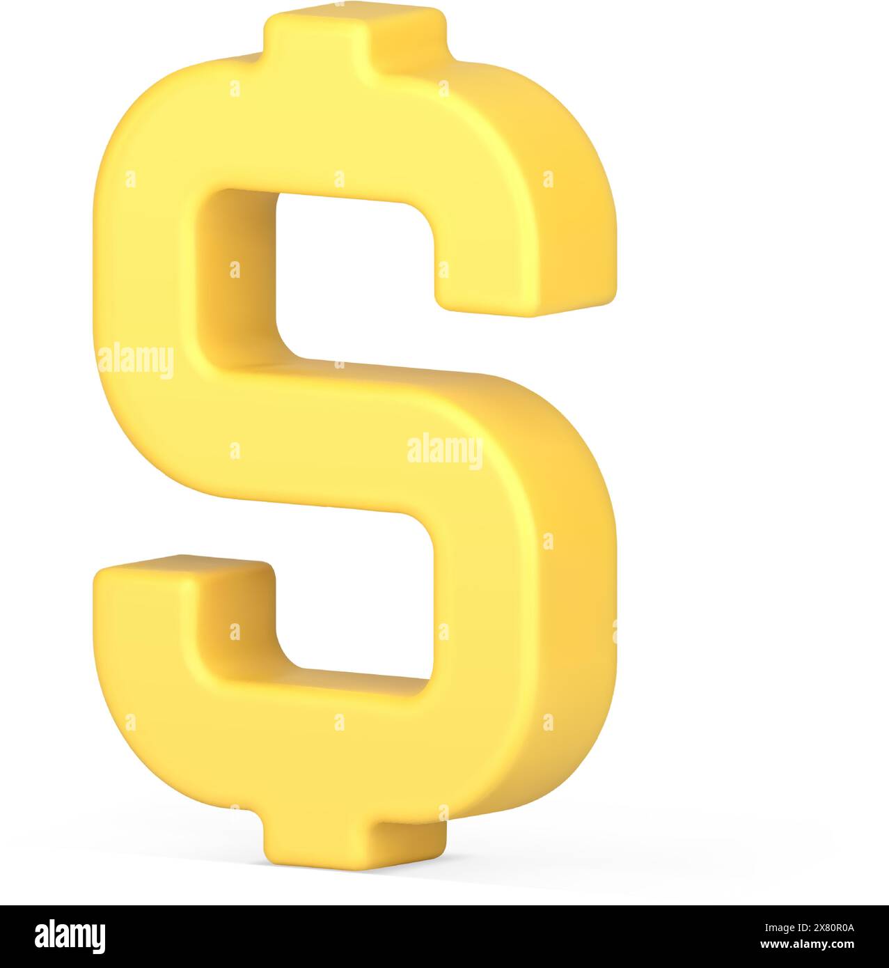 Yellow glossy dollar symbol American national currency badge banking ...
