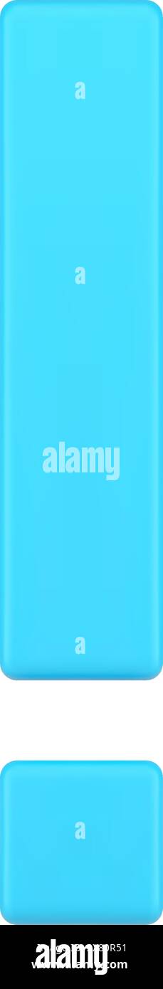 Important alert notification blue exclamation mark general attention ...