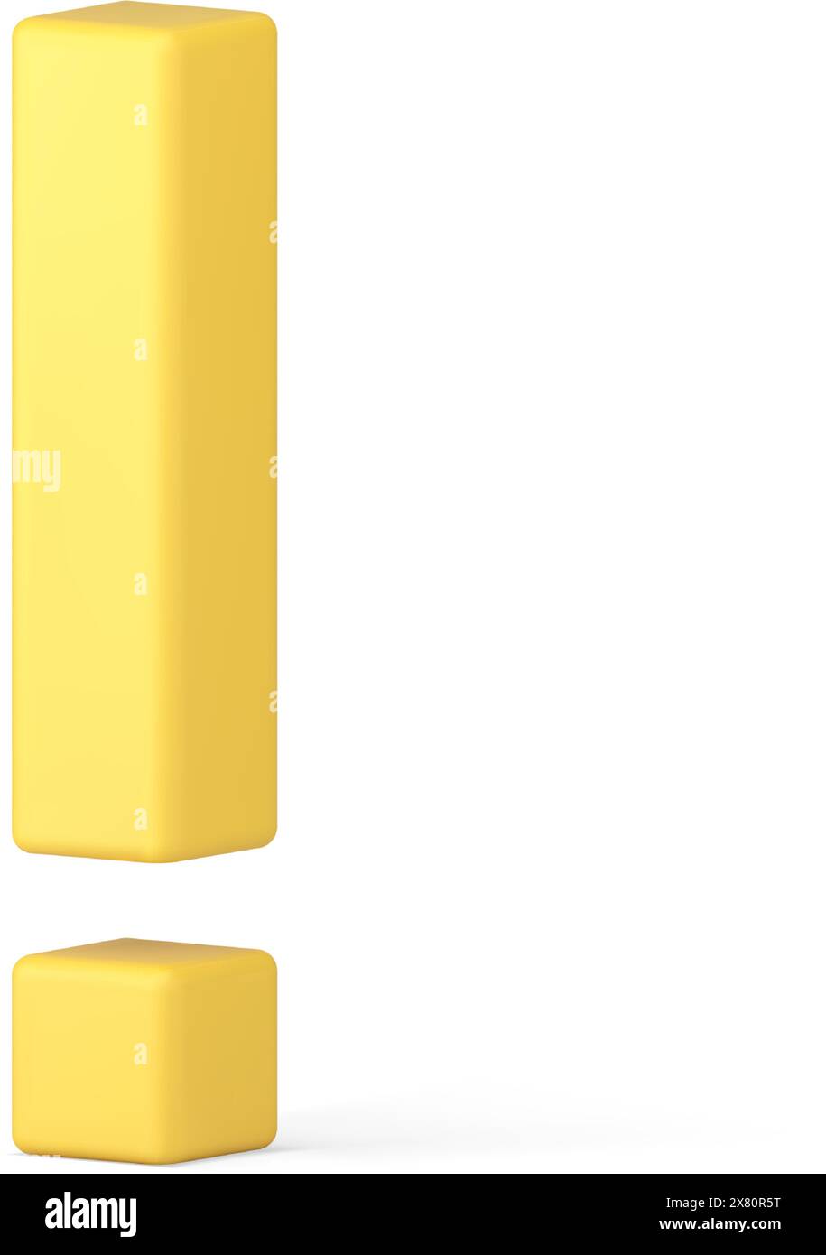 Yellow exclamation point attention signal warning alert notification ...