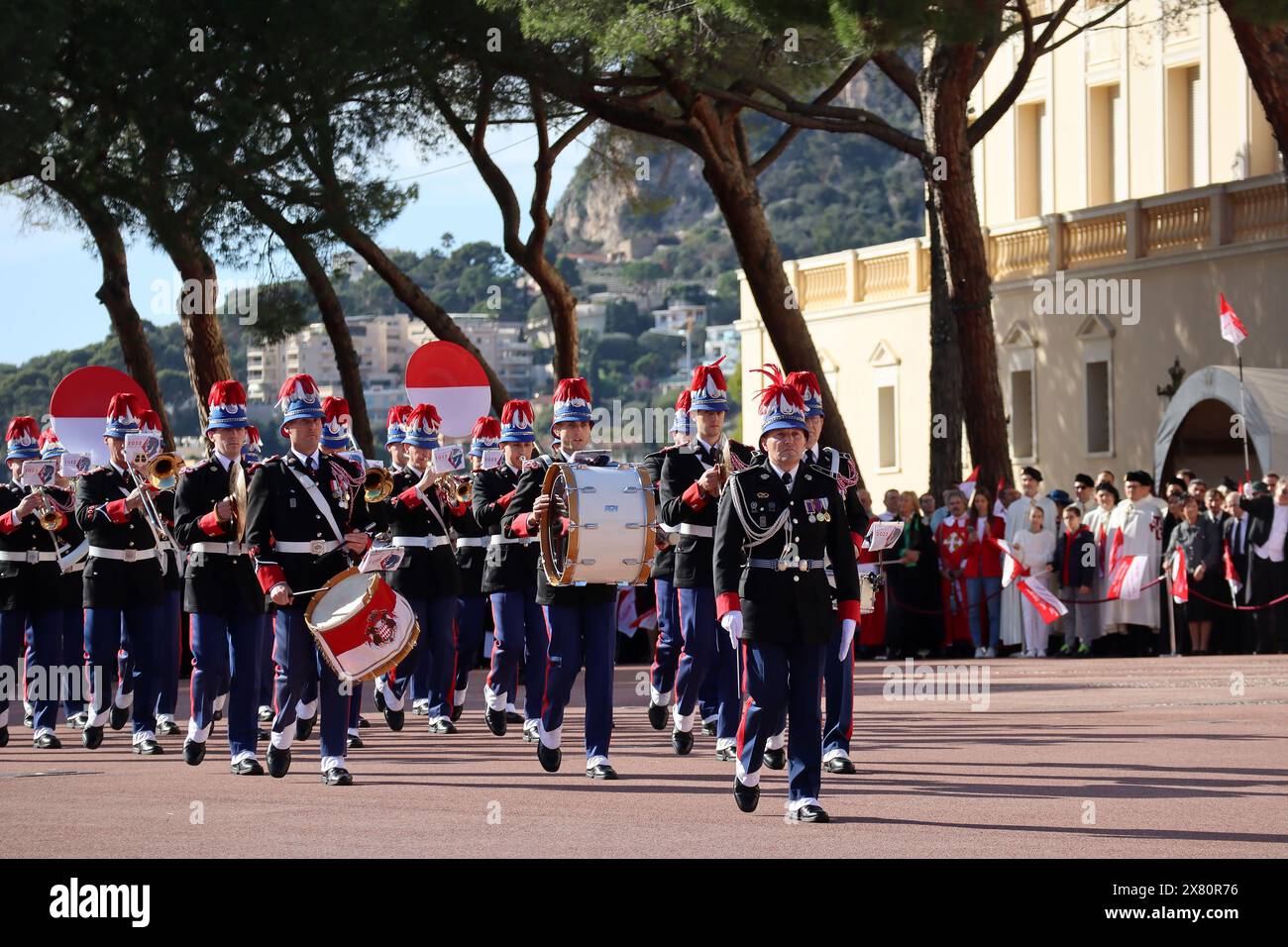 Monaco, Monaco - 11.19.2022 : Solemn orchestra at the celebration of ...