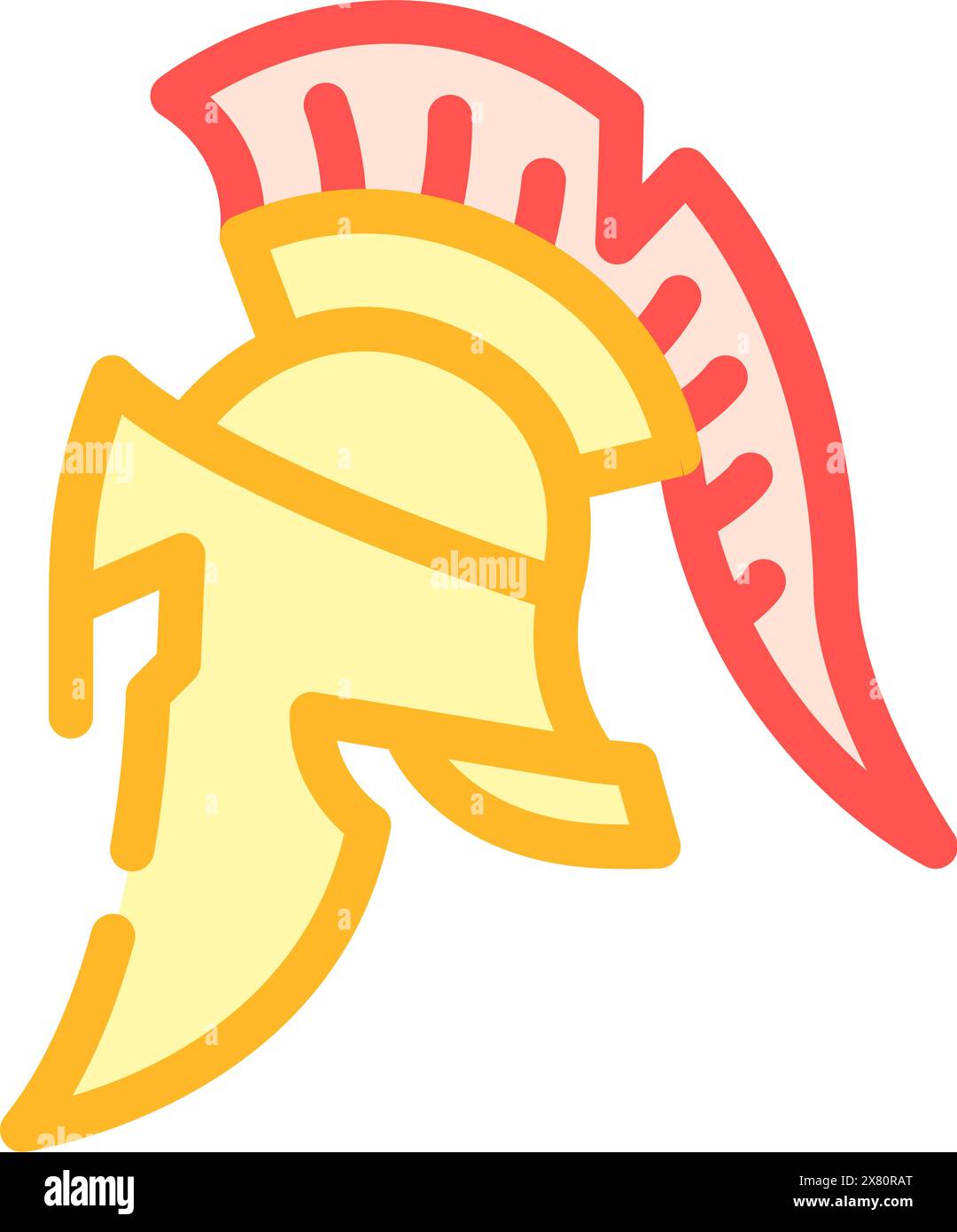 helmet spartan roman greek color icon vector illustration Stock Vector ...