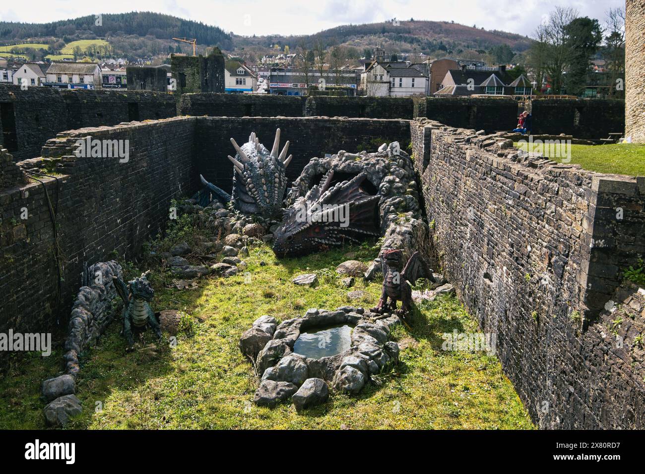 Cadw dragons hi-res stock photography and images - Alamy