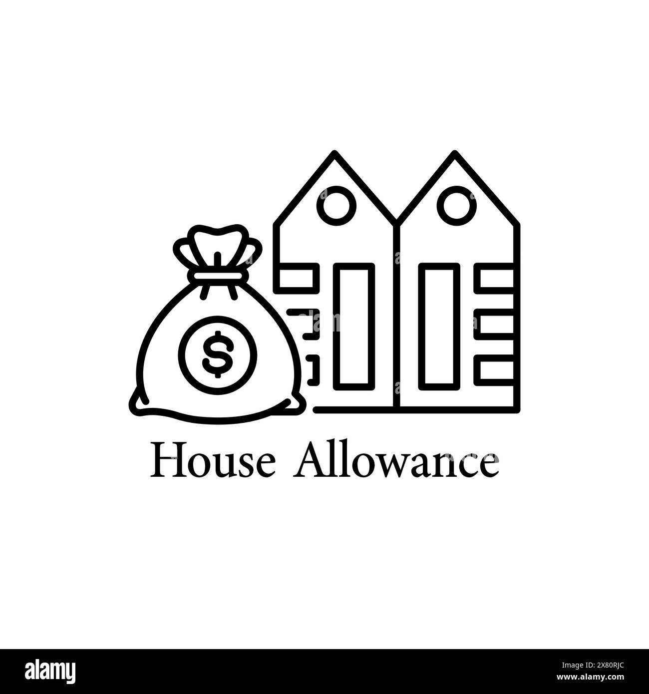 Housing allowance Stock Vector Images - Alamy