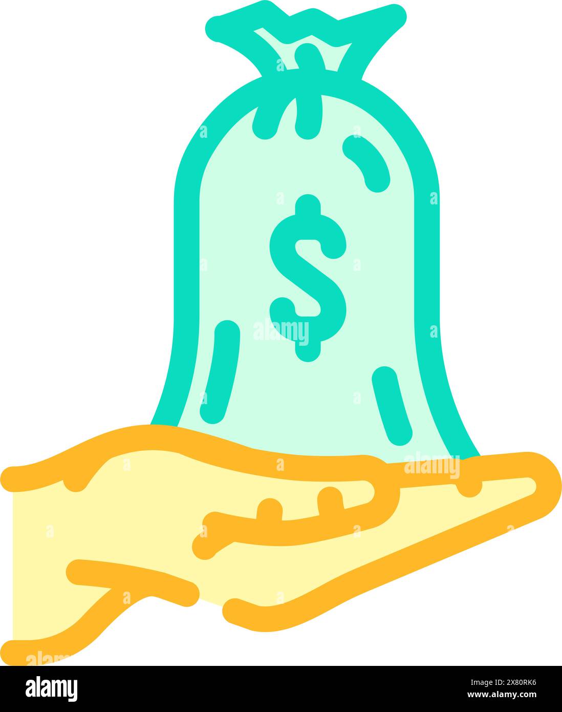 accounts receivable business process color icon vector illustration ... accounts receivable business process color icon vector illustration ...