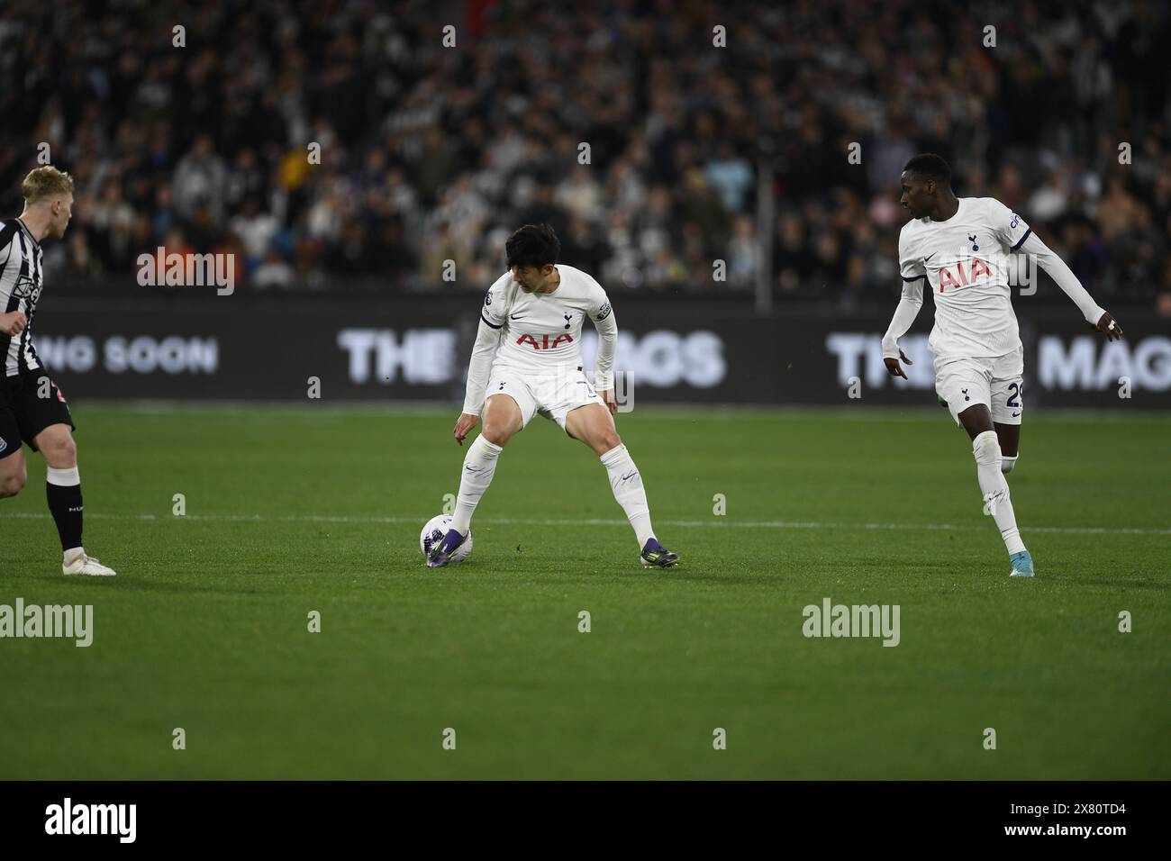 MELBOURNE, AUSTRALIA. 22 May 2024. Pictured: Tottenham Hotspur forward ...