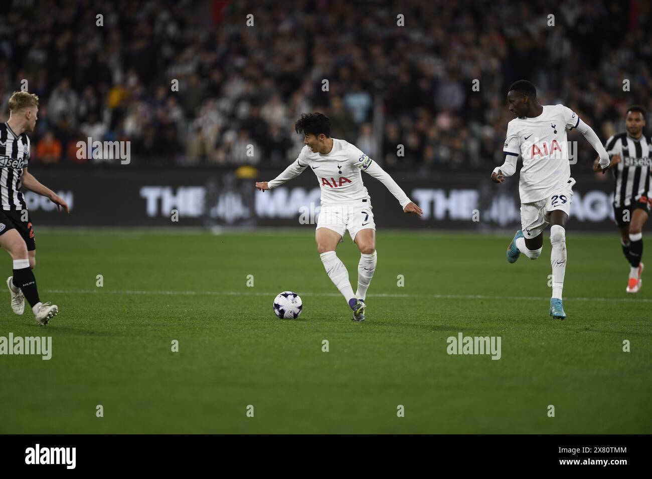 MELBOURNE, AUSTRALIA. 22 May 2024. Pictured: Tottenham Hotspur forward ...