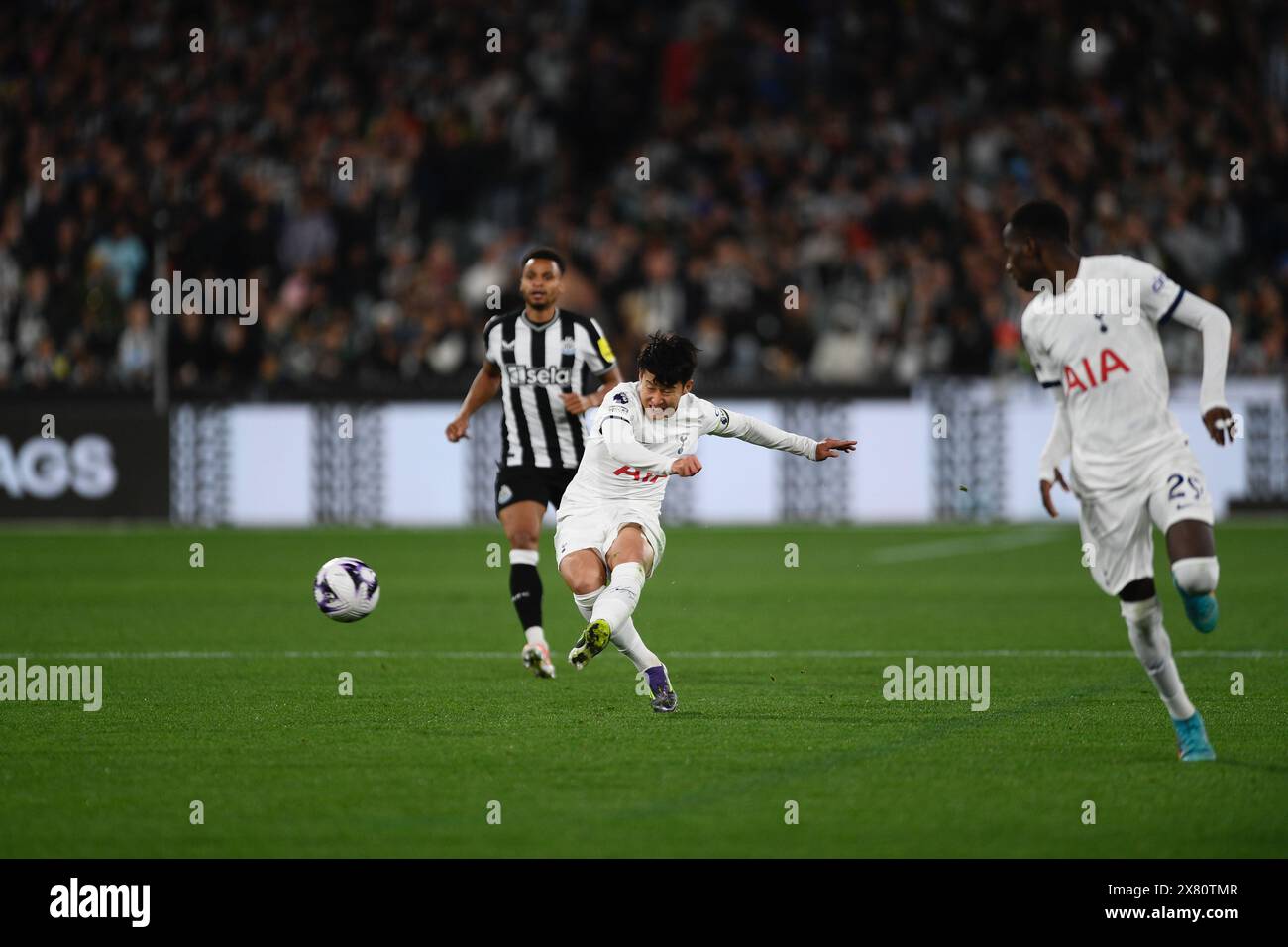 MELBOURNE, AUSTRALIA. 22 May 2024. Pictured: Tottenham Hotspur forward ...