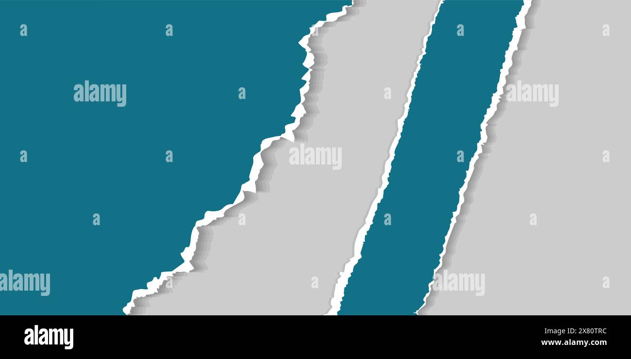 Scrap torn blue paper Stock Vector Images - Alamy