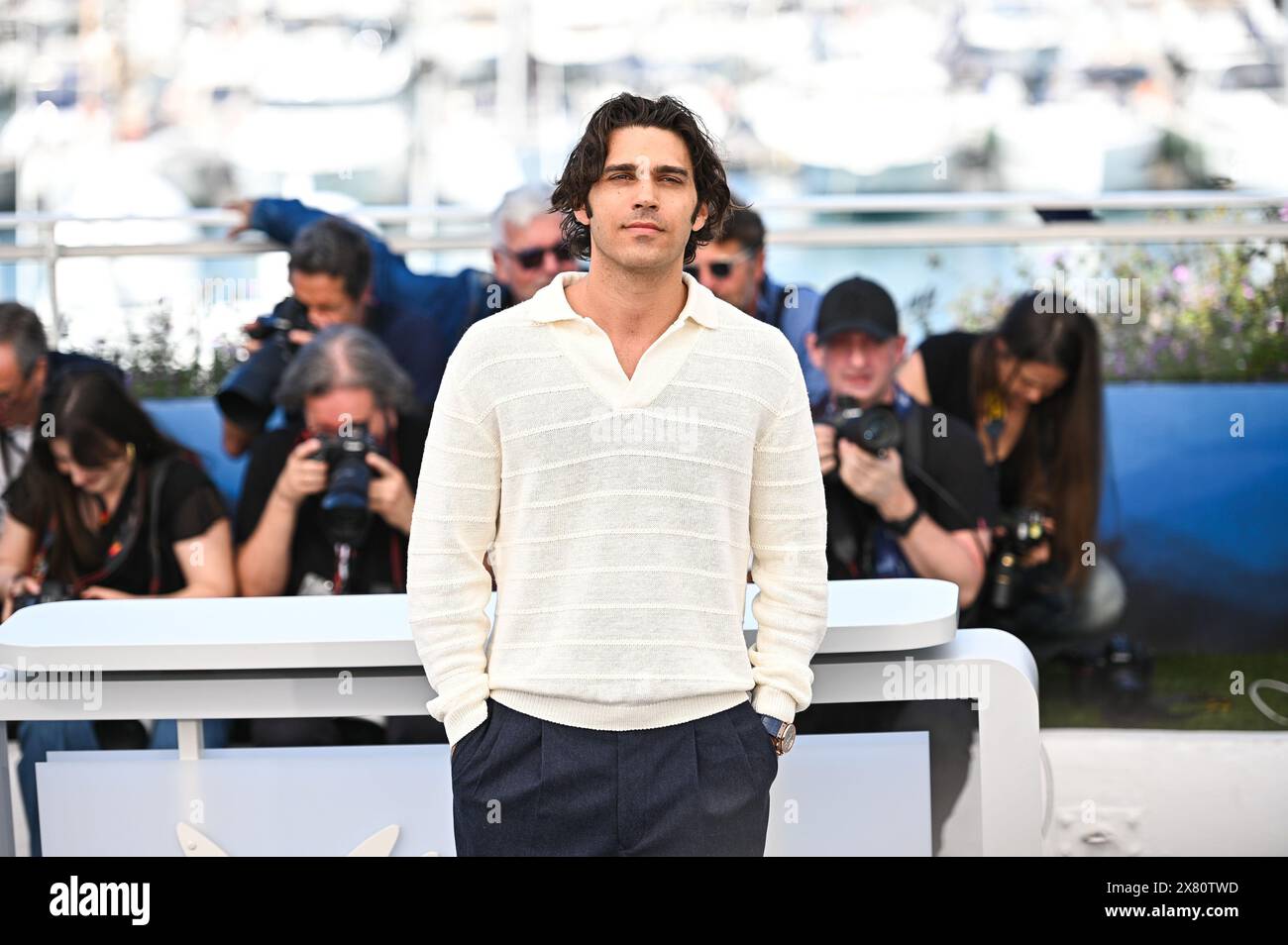 Giuseppe Maggio attends the "Maria" (Being Maria) Photocall at the 77th ...