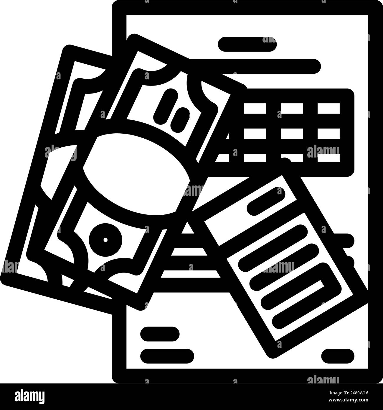 accounts payable business process line icon vector illustration Stock ... accounts payable business process line icon vector illustration Stock ...