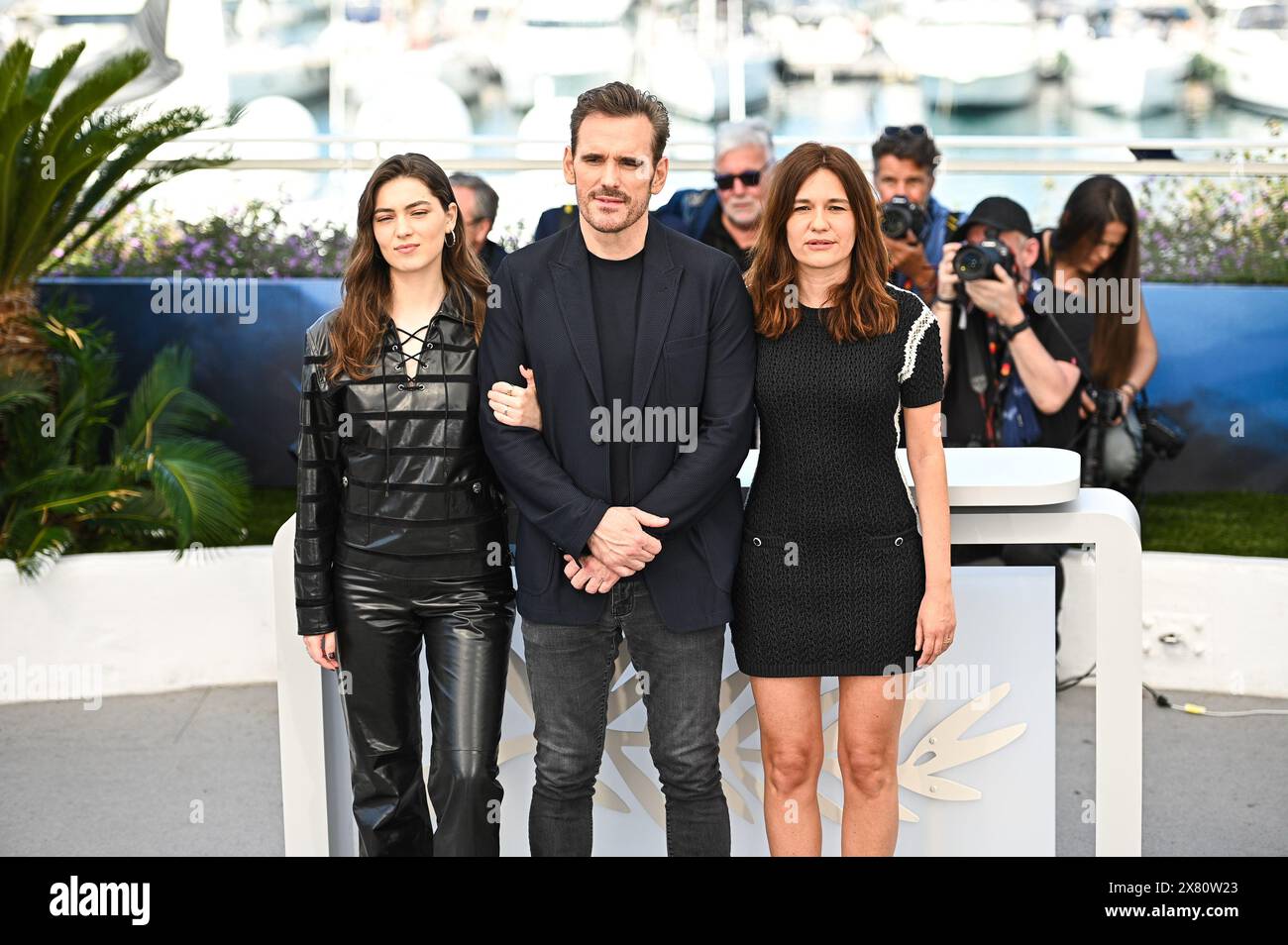 Cannes, France. 22nd May, 2024. Anamaria Vartolomei, Matt Dillon and ...