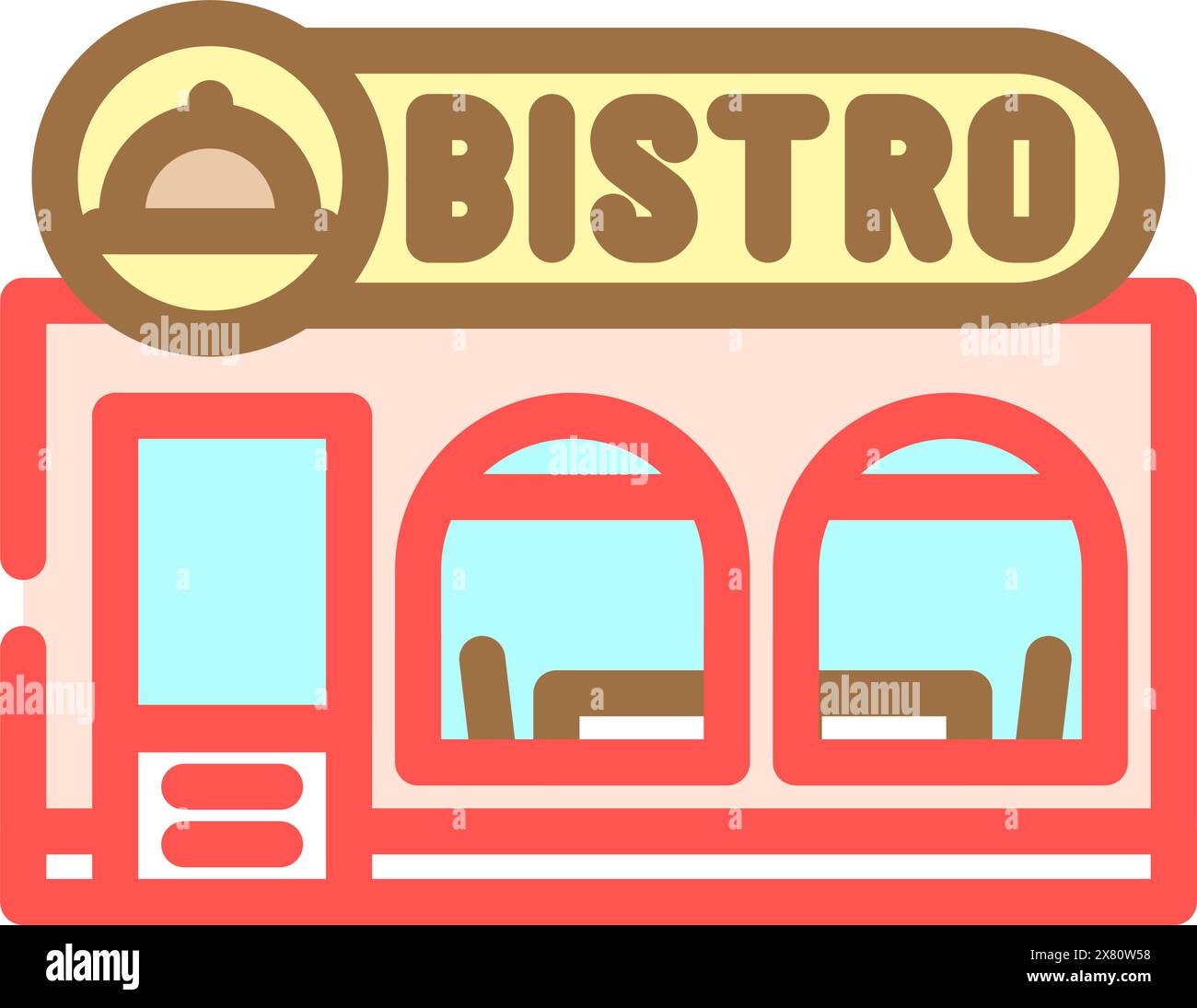 bistro street cafe color icon vector illustration Stock Vector Image ... bistro street cafe color icon vector illustration Stock Vector Image ...