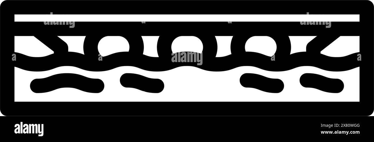 floating bridge line icon vector illustration Stock Vector Image & Art ...