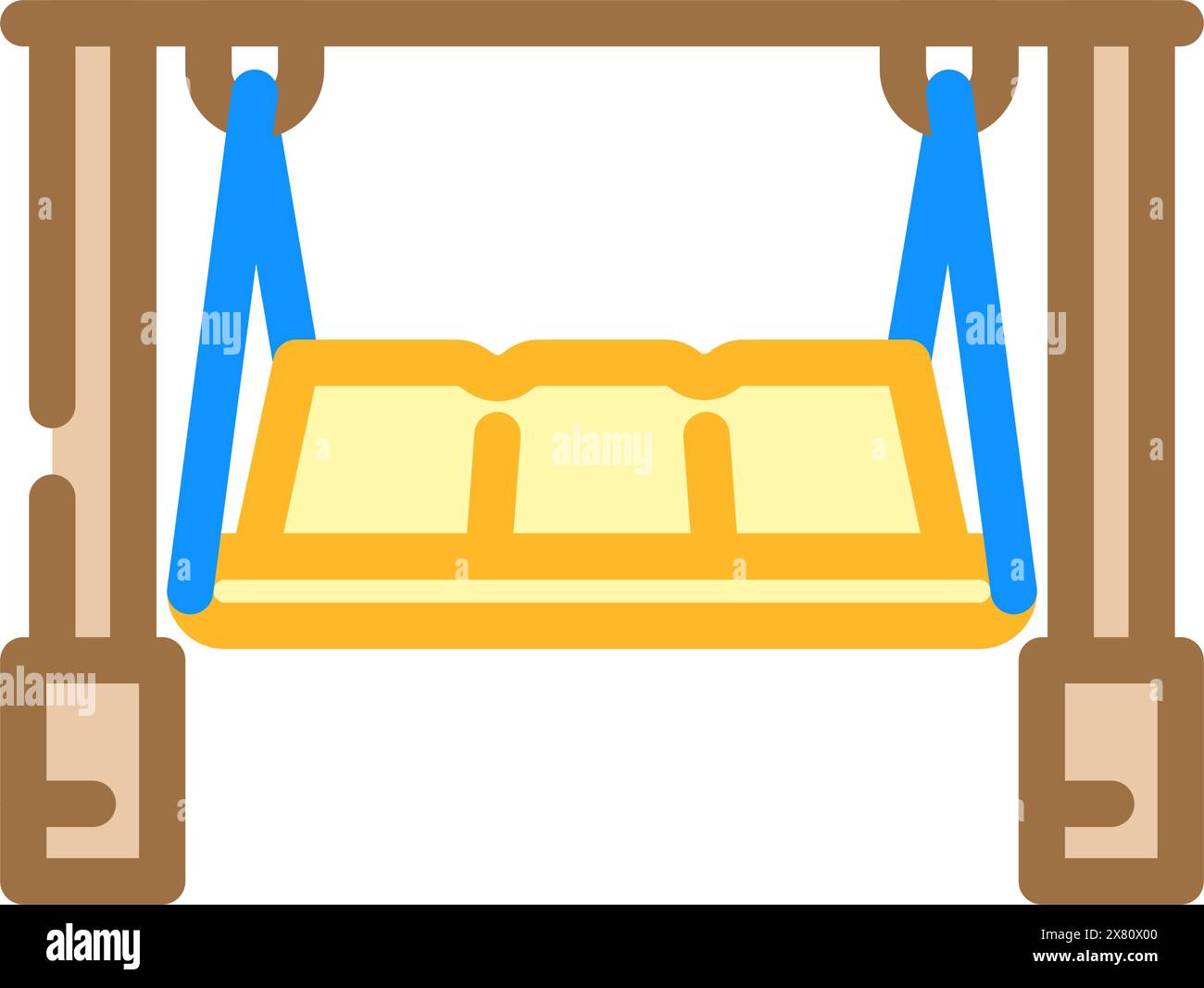 Rattan swing icon Stock Vector Images - Alamy