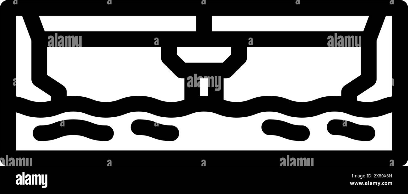 Metal bridge beam span Cut Out Stock Images & Pictures - Alamy