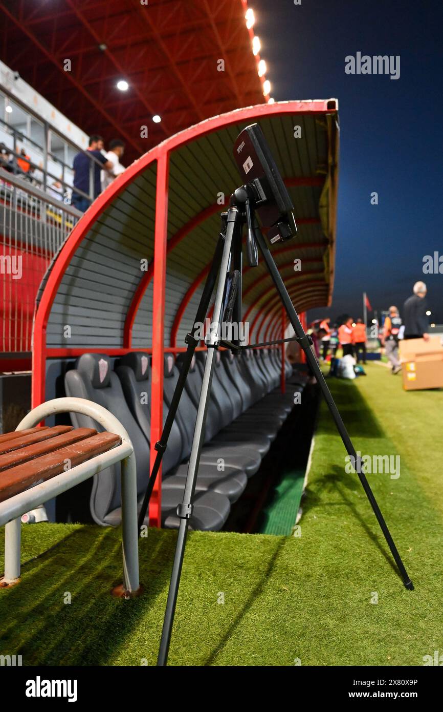 Sport football bench dugout coaching staff substitutes hi-res stock ...