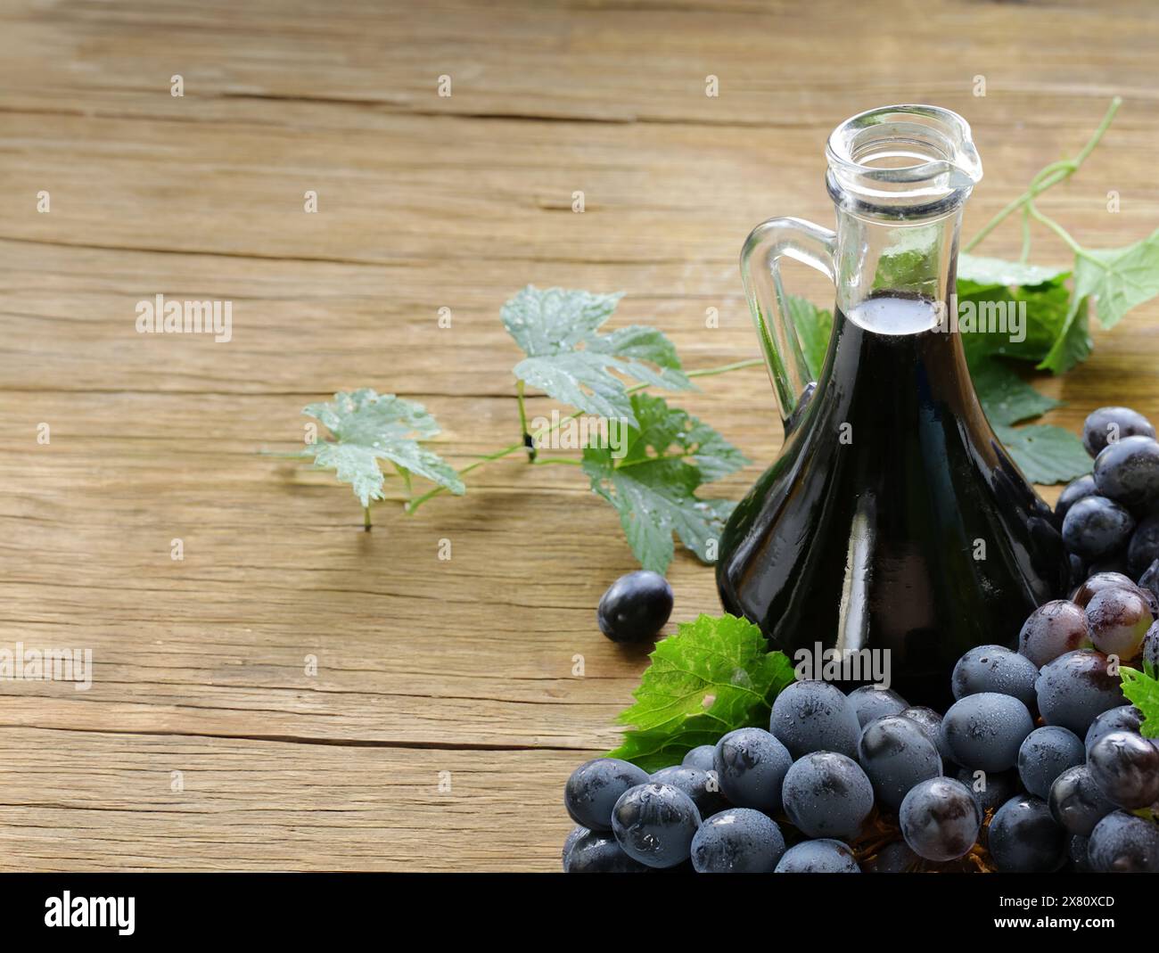 organic grape vinegar balsamic modena Stock Photo - Alamy