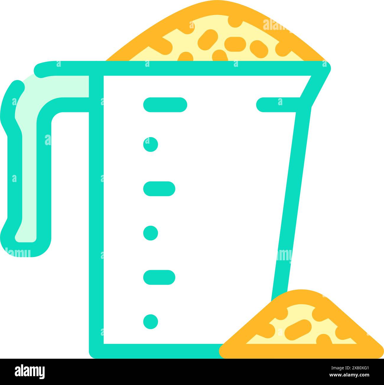 granules wood pellets color icon vector illustration Stock Vector Image ...