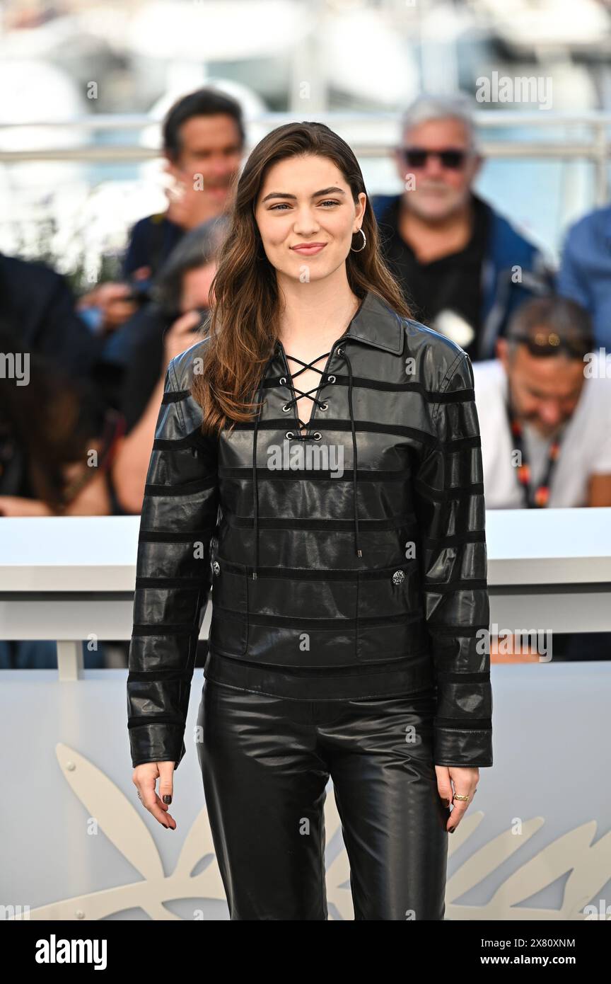 Cannes, France. 22nd May, 2024. Anamaria Vartolomei attends the "Maria" (Being Maria) Photocall ...