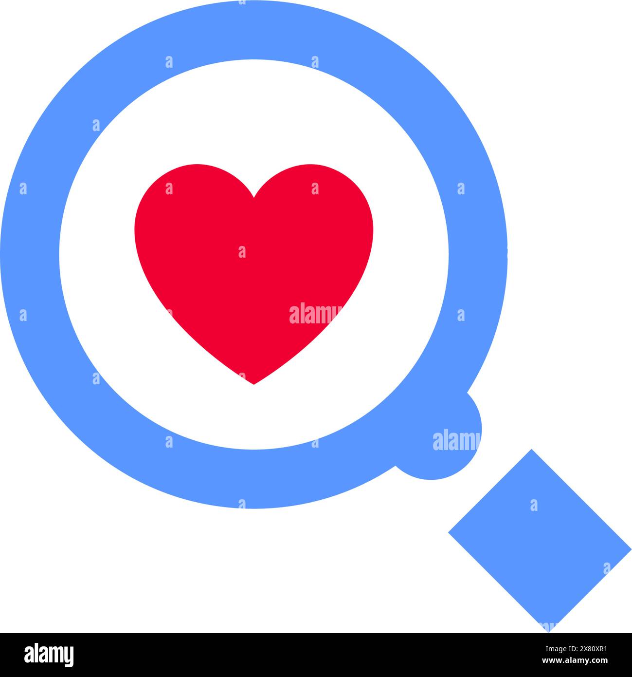 Cute magnifying glass Stock Vector Images - Alamy