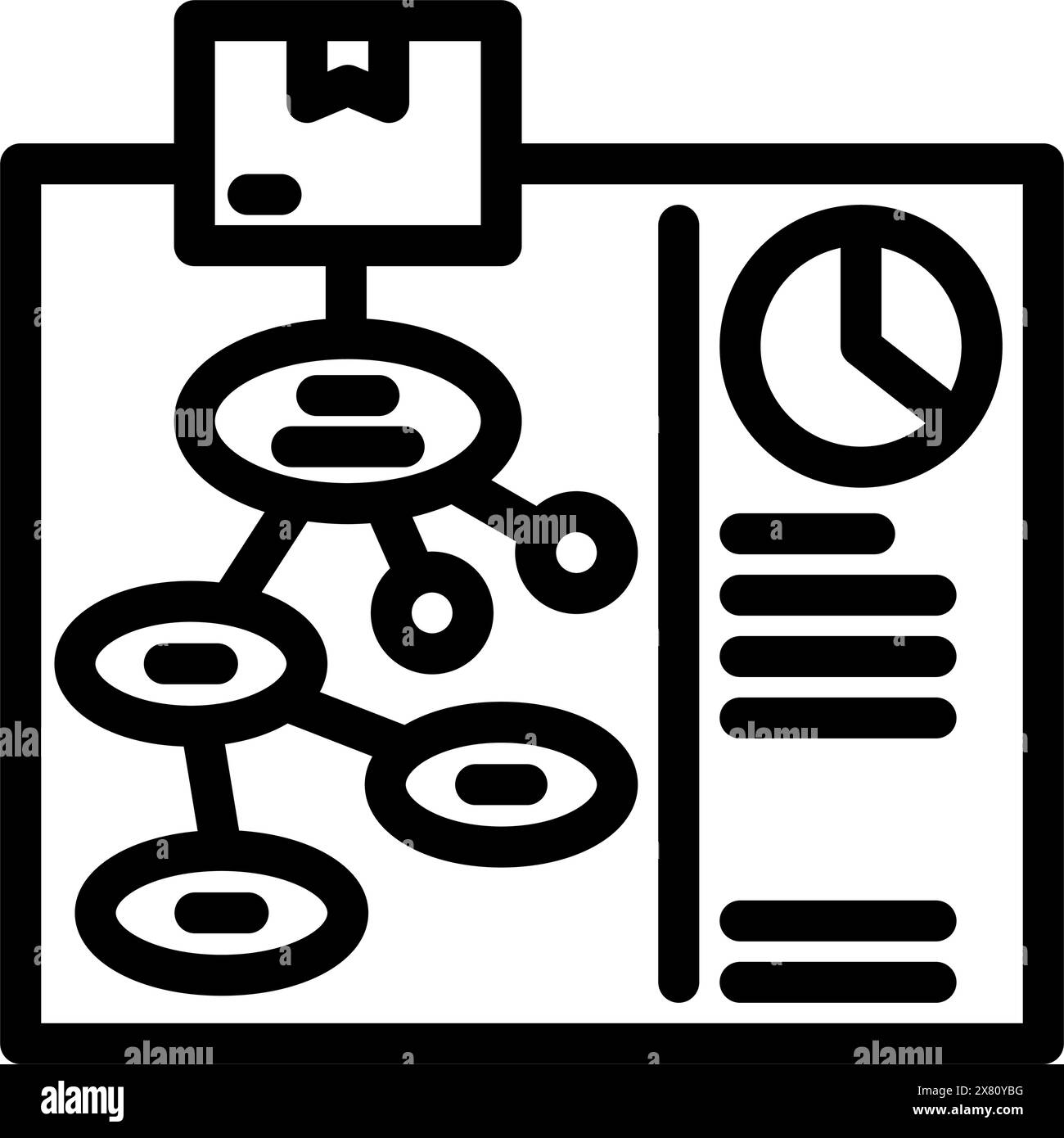 use case analysis line icon vector illustration Stock Vector Image ...