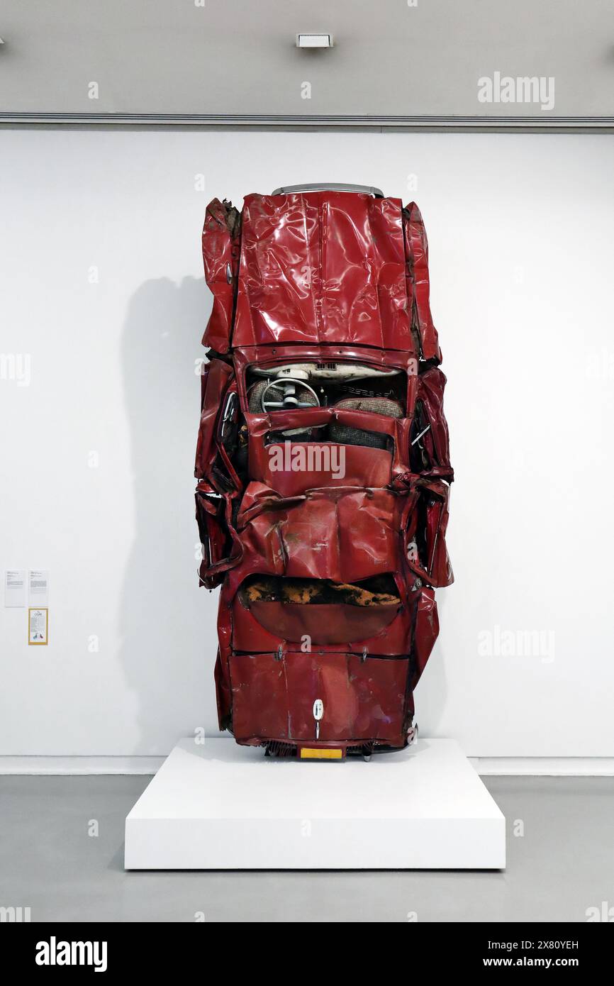 Nice, France - 21.11.2022: "Dauphine" artwork by artist Cesar, flat ...