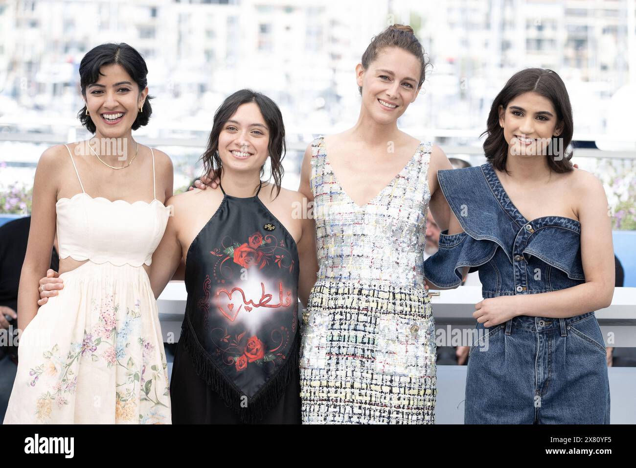 Rakhee Thakrar, Pascale Kann, Ariane Labed and Mia Tharia attend the ...