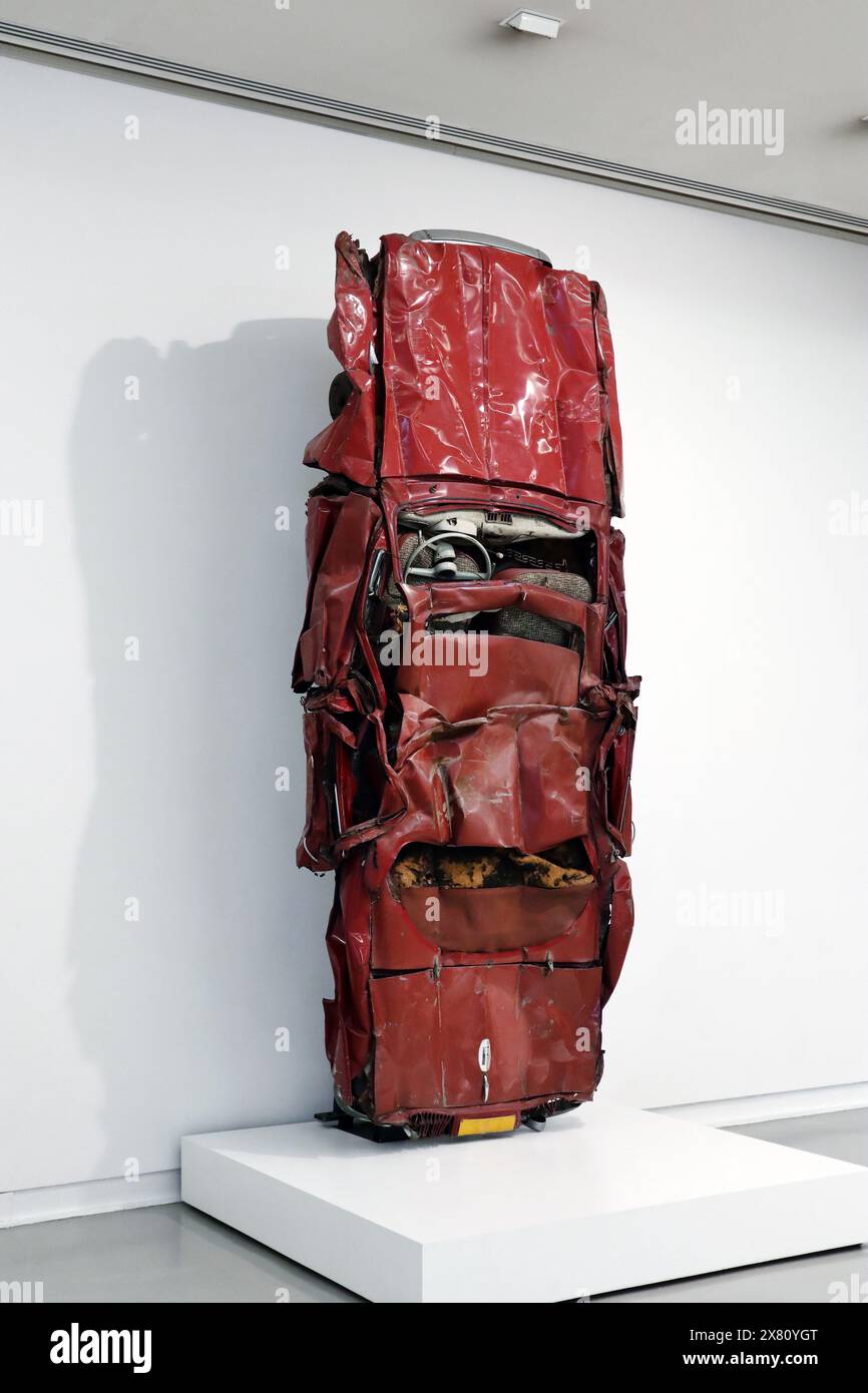 Nice, France - 21.11.2022: "Dauphine" artwork by artist Cesar, flat ...