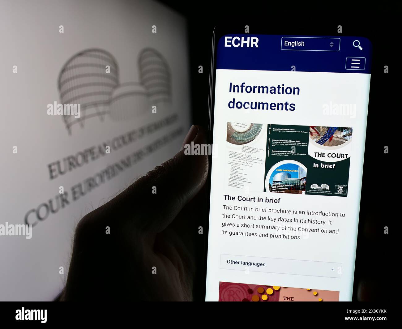 International court of the council of europe hi-res stock photography ...