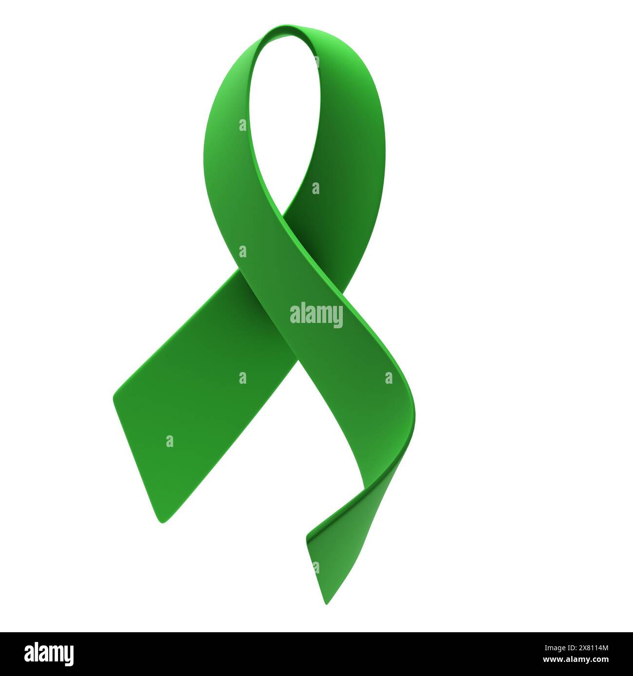 Green ribbon liver cancer awareness symbol medical. Scoliosis awareness ...