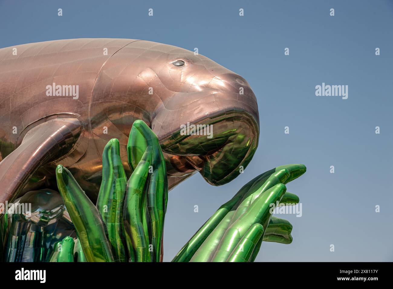 Qatar, Doha, Dugong by Jeff Koons Stock Photo - Alamy