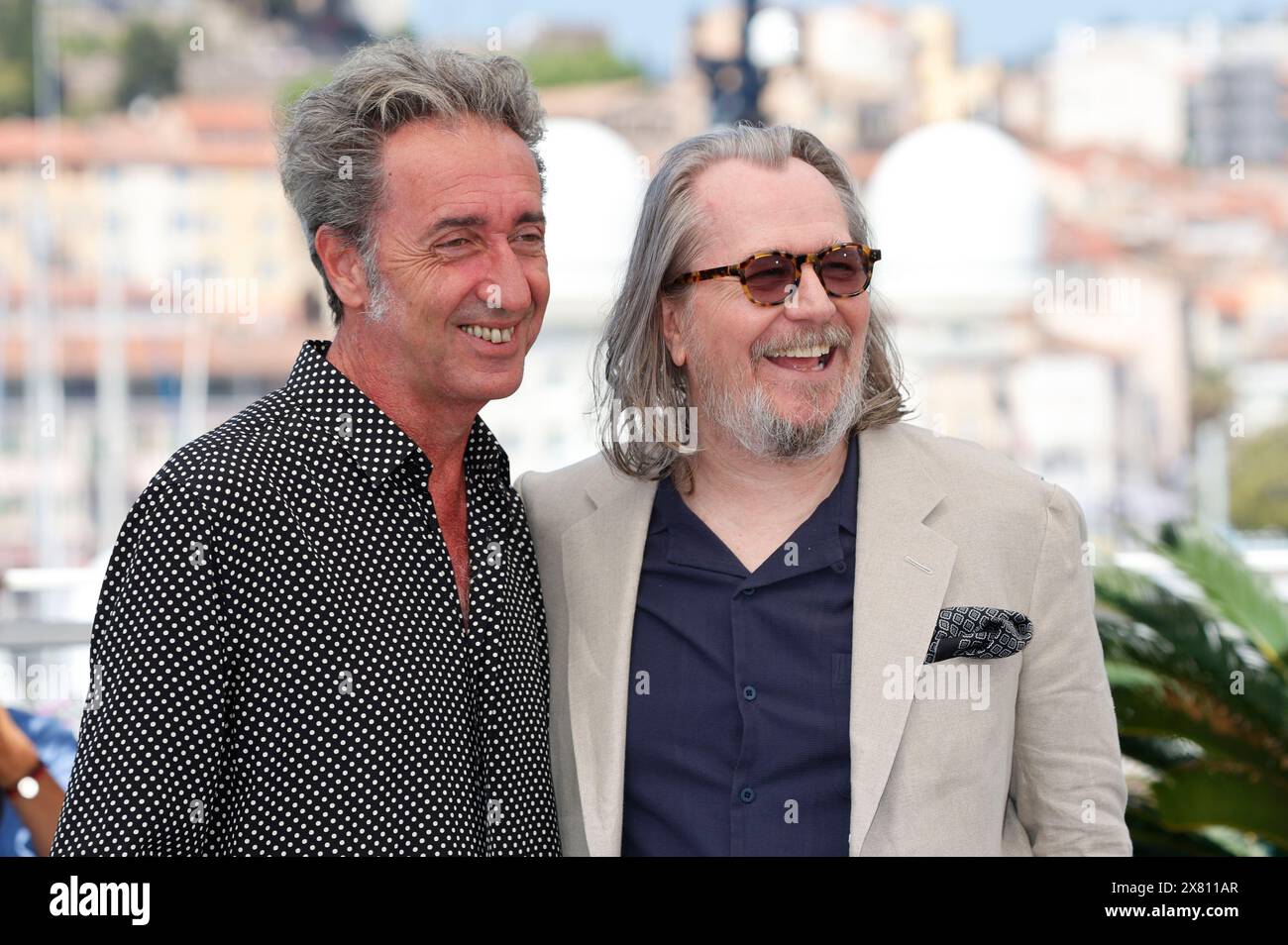 Paolo Sorrentino und Gary Oldman beim Photocall zum Kinofilm ...
