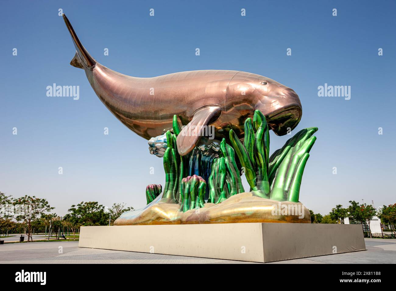 Qatar, Doha, Dugong by Jeff Koons Stock Photo - Alamy