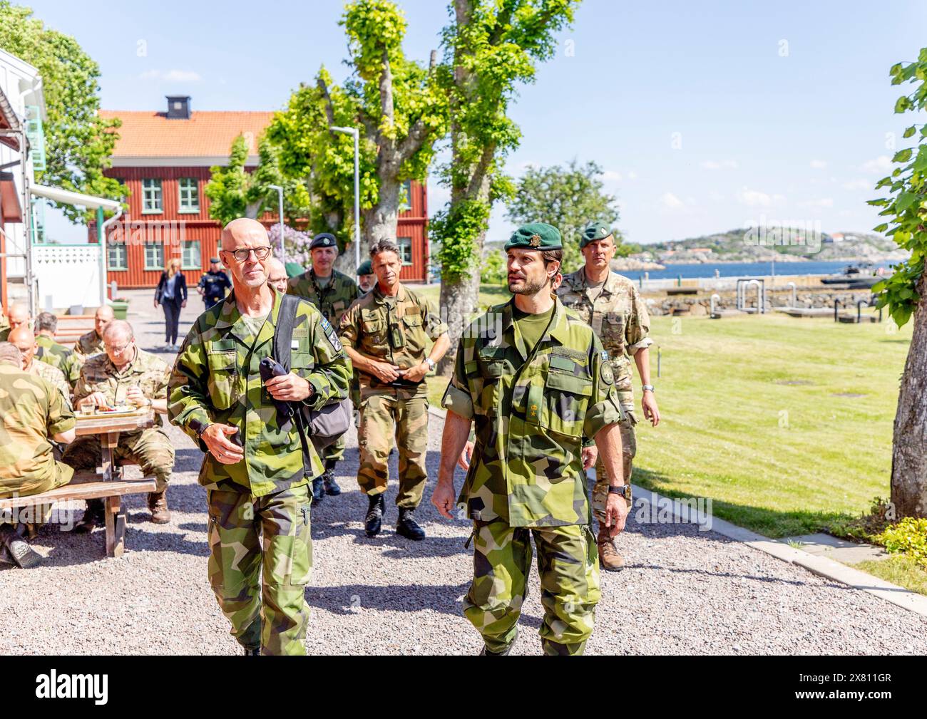 Sweden's Prince Carl Philip at the Western Military Region's total ...