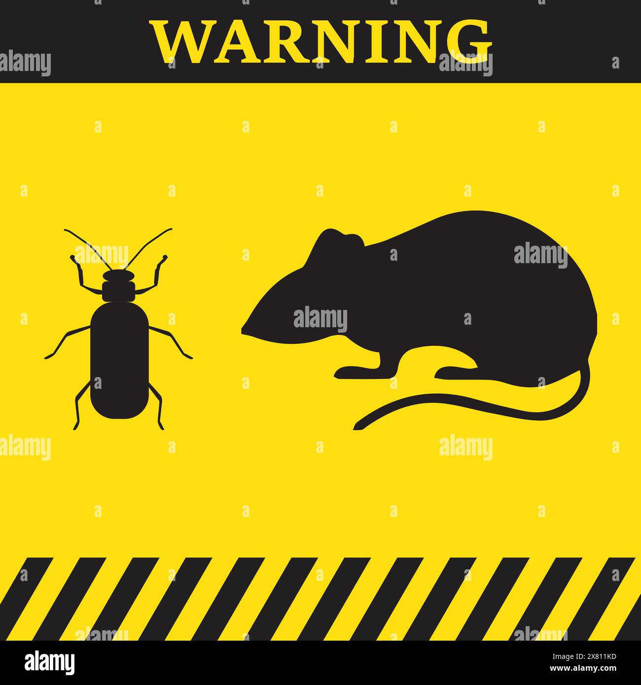 Rat warning sign hi-res stock photography and images - Alamy