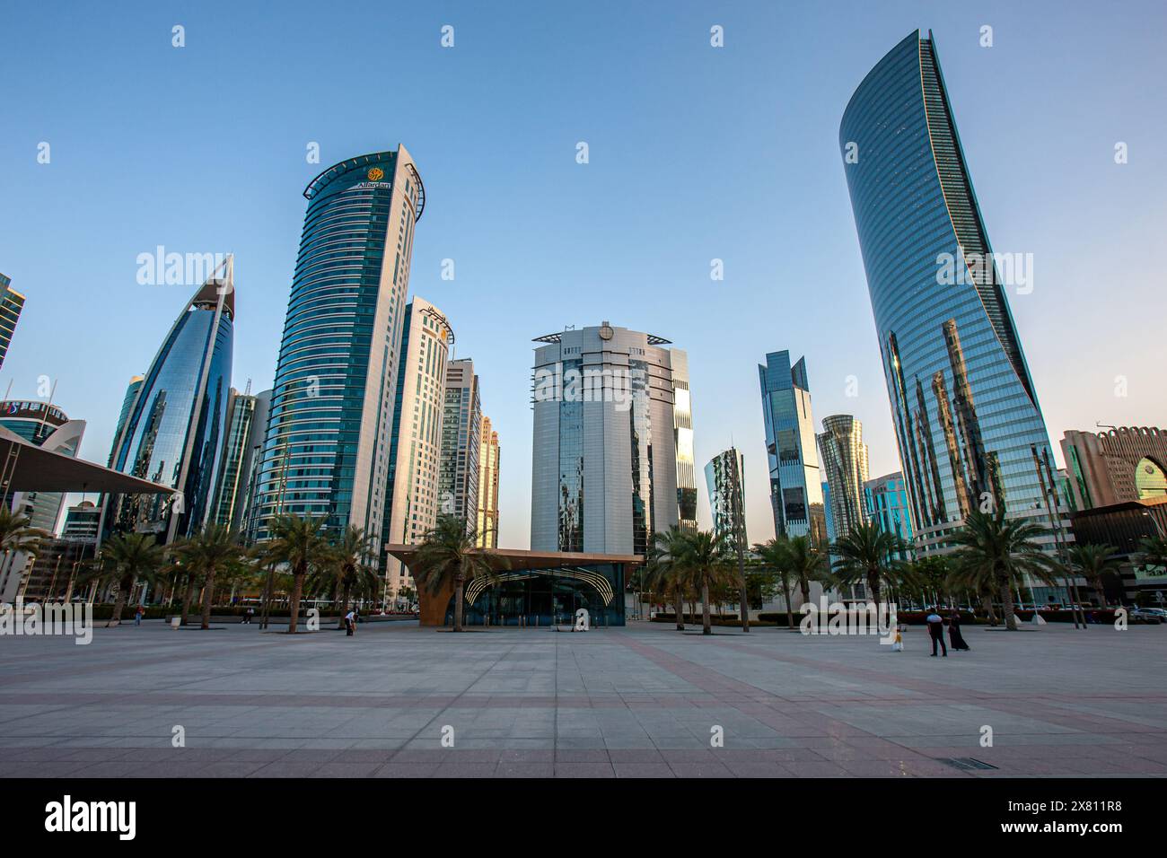 Qatar, Doha, Modern architecture Stock Photo - Alamy